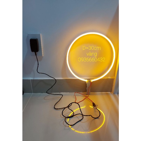 Mua ĐÈN LED NEON HÀO QUANG ÁNH SÁNG VÀNG ĐƯỜNG KÍNH 30CM giá rẻ nhất ...