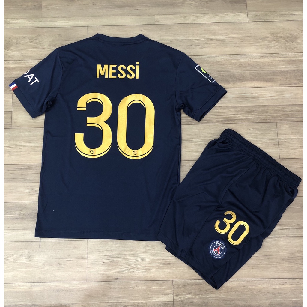 Mua Bộ quần áo đá banh Ngôi Sao MESSI PSG sân nhà 2023 phiên bản chữ ...