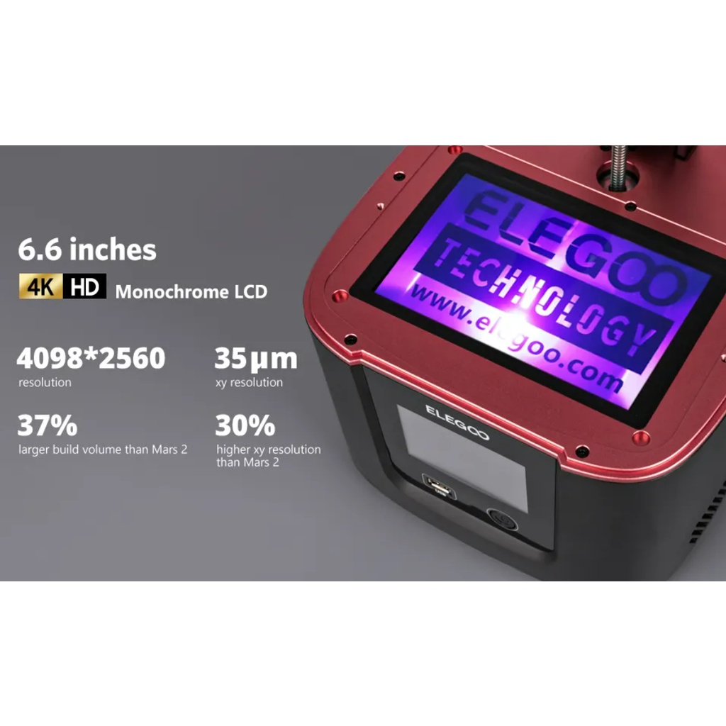Mua Máy In 3D Resin Elegoo Mars 3 Pro giá rẻ nhất | TecKi.Vn