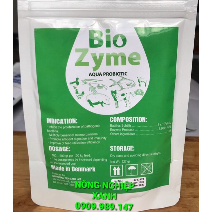 227 g Men Vi Sinh Biozyme_tăng cường khả năng tiêu hóa cho chó,mèo,cá ...