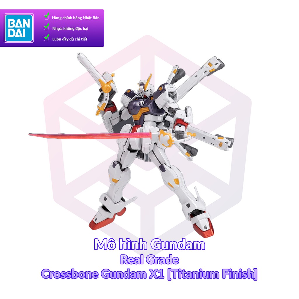 Mô Hình Gundam P-Bandai RG Crossbone Gundam X1 [Titanium Finish] 1/144 ...
