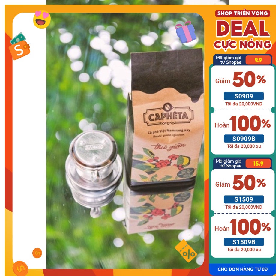 Bột cafe rang xay Thư giãn-500g | Shopee Việt Nam