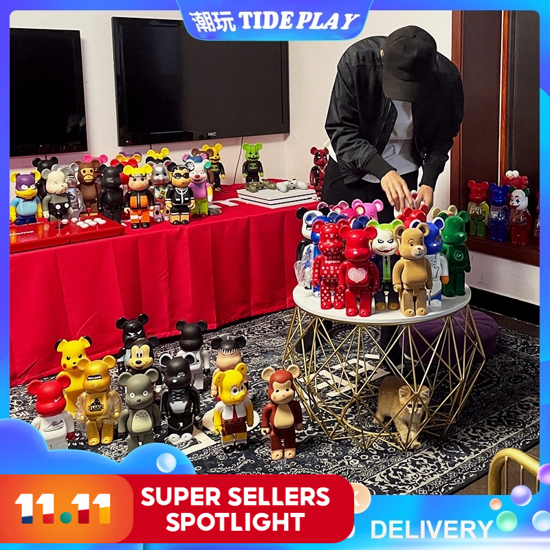 Bearbrick Gấu 400% bear brick mô hình gấu Dùng Để Trang Trí Búp Bê ...