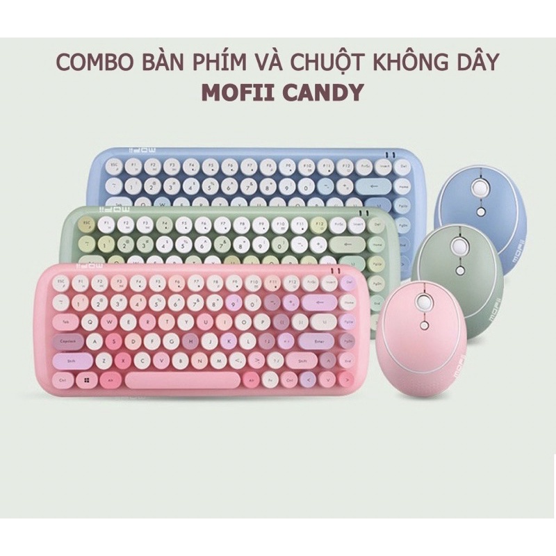 Bàn phím và chuột không dây Mofii Candy | Shopee Việt Nam