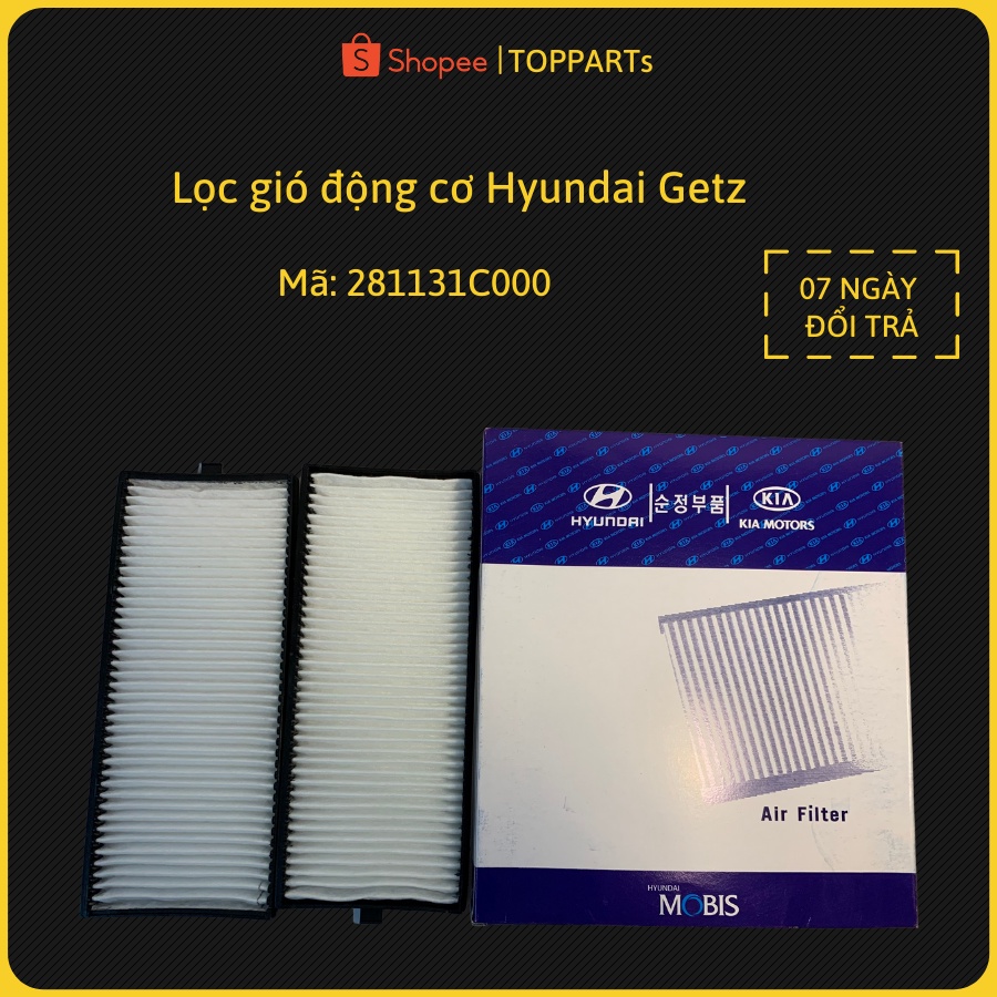 Lọc gió động cơ Hyundai Getz (Mã: 281131C000) | Shopee Việt Nam