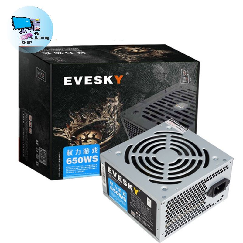 Nguồn Máy Tính Công Suất Thực 650W Mới 100% bảo hành 6 tháng , Nguồn Máy Tính Cho Gaming PC ...