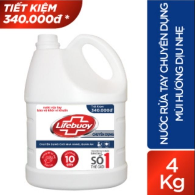 Nước rửa tay chuyên dụng Lifebuoy can 4kg | Shopee Việt Nam