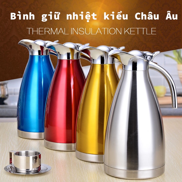 Mua Bình giữ nhiệt bằng inox hai lớp cách nhiệt chân không bình pha cà ...