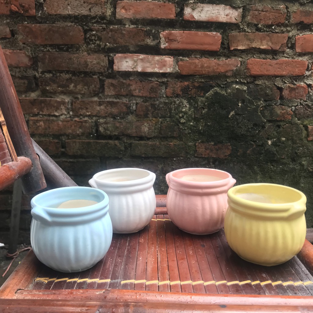 Chậu Trồng Cây Mini Hình Cái Niêu | Shopee Việt Nam