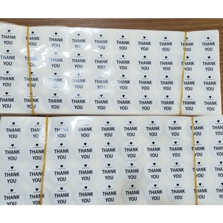 Tem sticker Thank you (40 tem/set) | Shopee Việt Nam