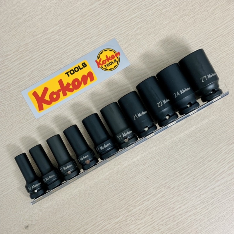 Mua Bộ đầu khẩu đen 1/2 Koken RS14301X/10 - Bộ tuýp gồm 10 cỡ từ 10-27mm - Made in Japan giá rẻ ...