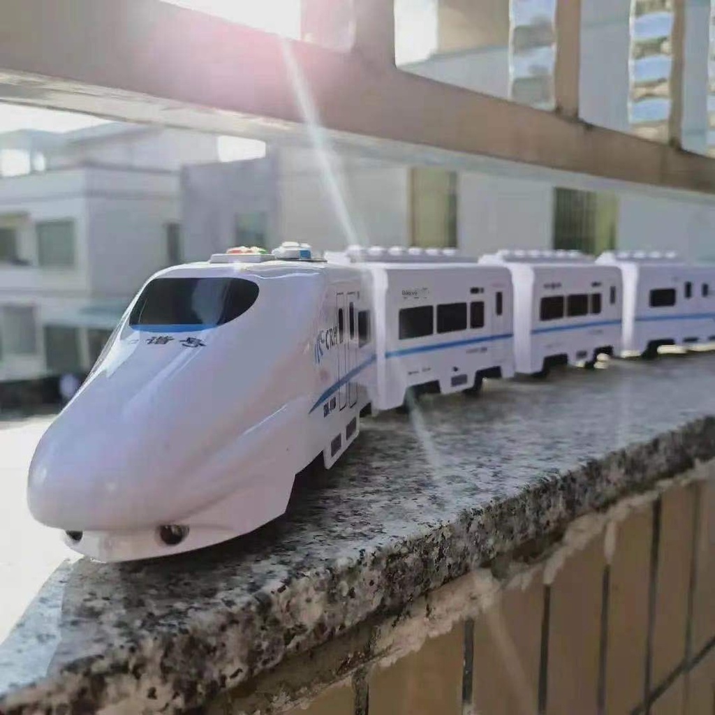 Mua DĐồ chơi xe lửa trẻ em lớn điện đa năng hài hòa mô hình câu đố ...