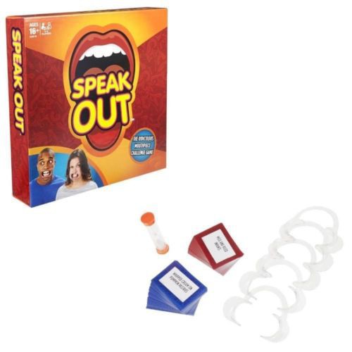 Hasbro Funny Speak Out Party Board Game Mouthguard Challenge Game – Đồ ...