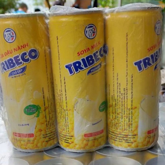 Sữa đậu nành Tribeco lon 240ml | Shopee Việt Nam