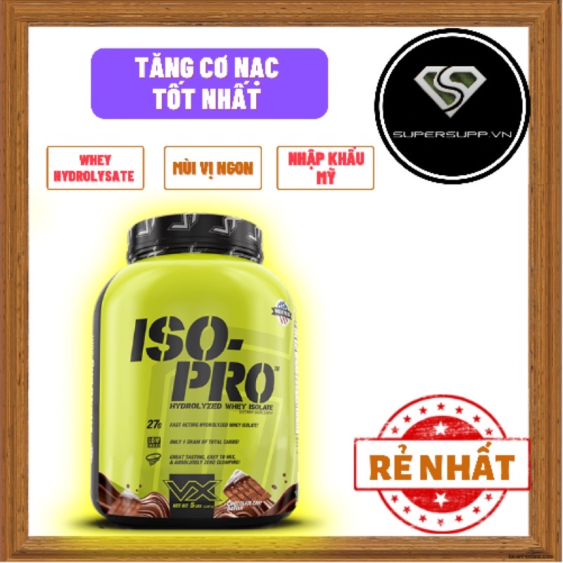 Sữa tăng cơ - Whey Protein - Whey Hydrolyzed VX Iso Pro 5lbs | Shopee ...