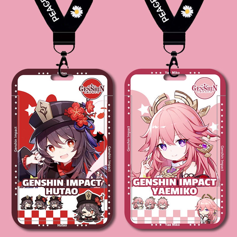 Mua Xiao Card Case Genshin Impact New Hutao Game Kazuha ID Case Klee ...