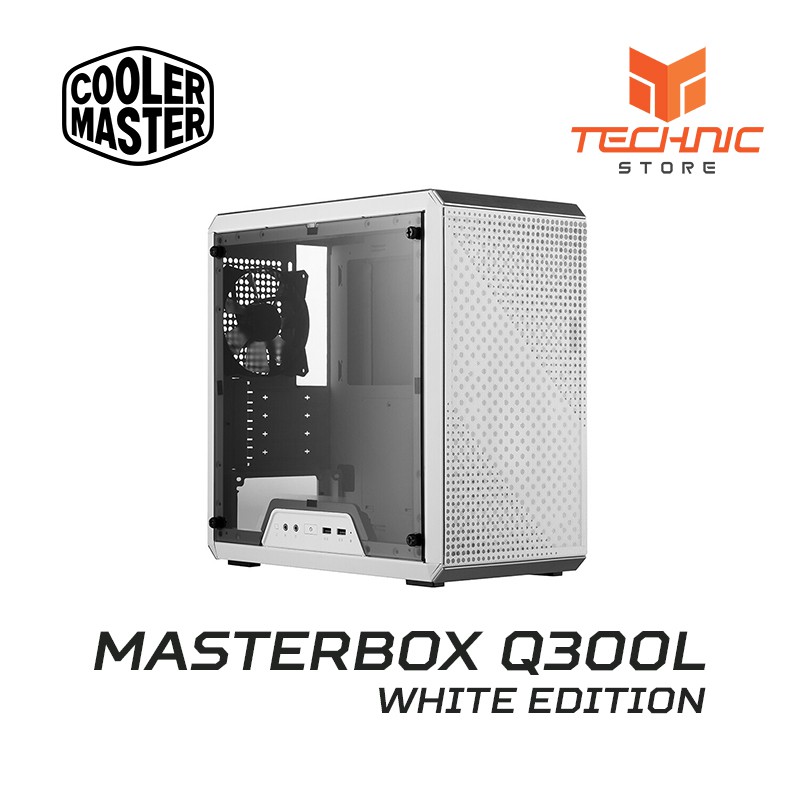 Case máy tính Cooler Master MasterBox Q300L WHITE EDITION | Shopee Việt Nam