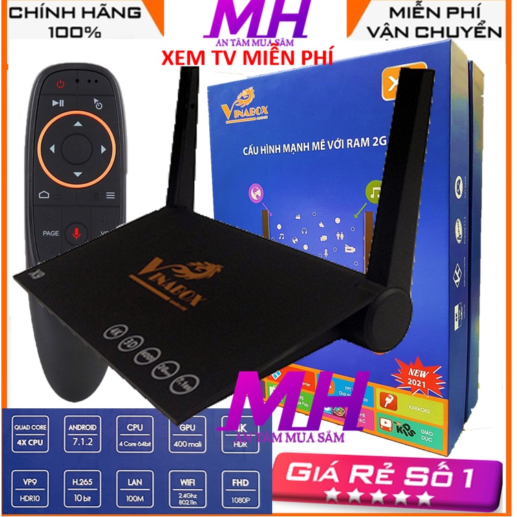 Mua Android TV Box Vinabox X9 mới điều khiển giọng nói - RAM 2G/ ROM ...