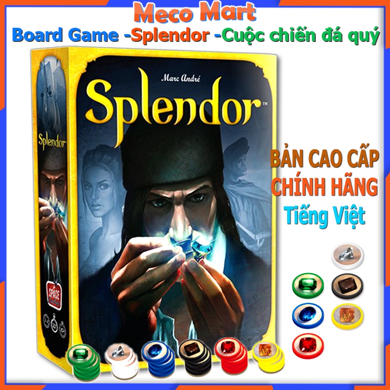 Boardgame Splendor - Thu Thập Đá Quý Việt Hóa Chính Hãng Board Game Thẻ ...