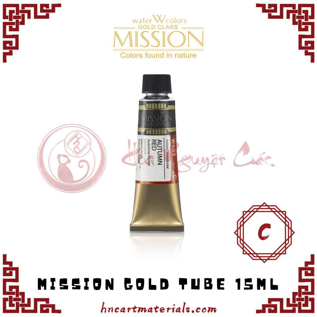 [Mijello] Mission Gold Tuýp 15ml seri B-C-D | Shopee Việt Nam
