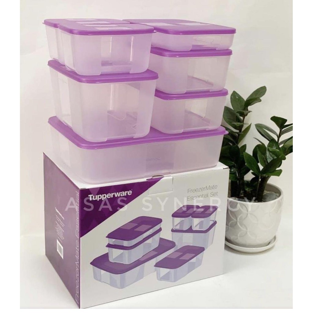 Bộ Hộp Trữ Đông Tupperware Essential Freezermate Fit 7 - MixASale