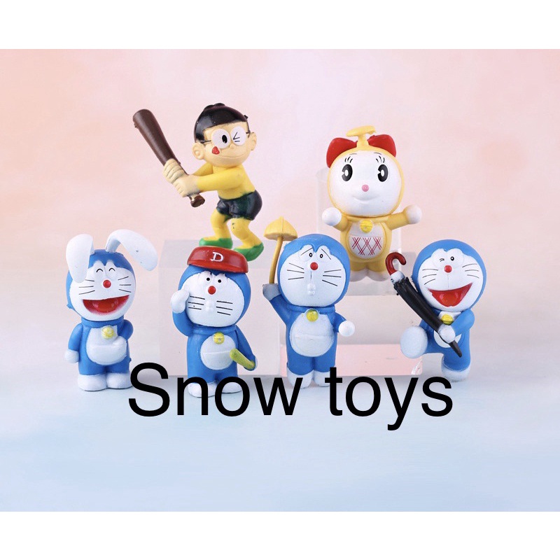 Mua Mô hình Doraemon Doremon - Set 6 nhân vật Doraemon Doremon Nobi ...