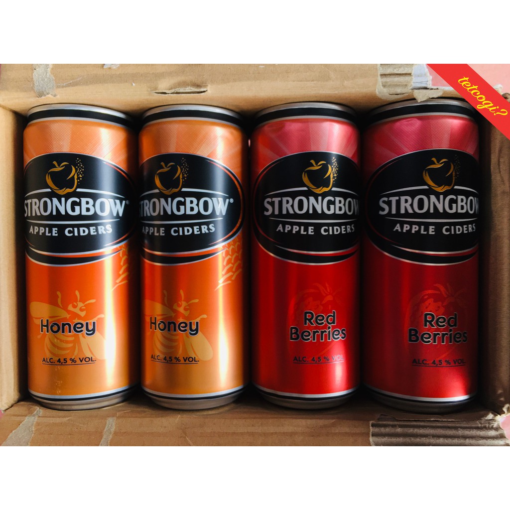 Strongbow - Combo 8 lon nước hoa quả lên men (4 vị) lon 330ml | Shopee ...