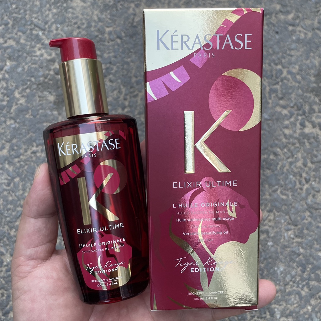 Dầu dưỡng tóc phục hồi phiên bản giới hạn Kerastase Elixir Ultime Tiger ...
