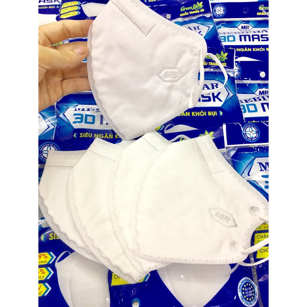 KHẨU TRANG MEBIPHAR 3D MASK [ADULT] 5 CHIẾC/TÚI | BigBuy360 - bigbuy360.vn
