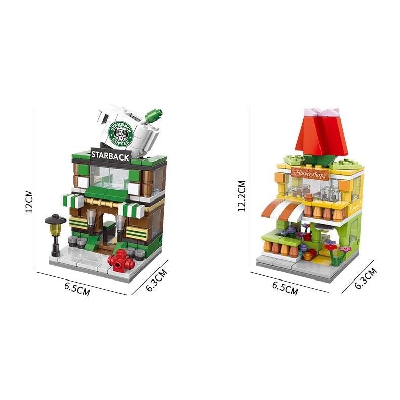 Mua Mô Hình Đồ Chơi Lego Lắp Ráp Cửa Hàng Tiện Lợi KFC Mcdonald 'S Starbucks Apple giá rẻ nhất ...