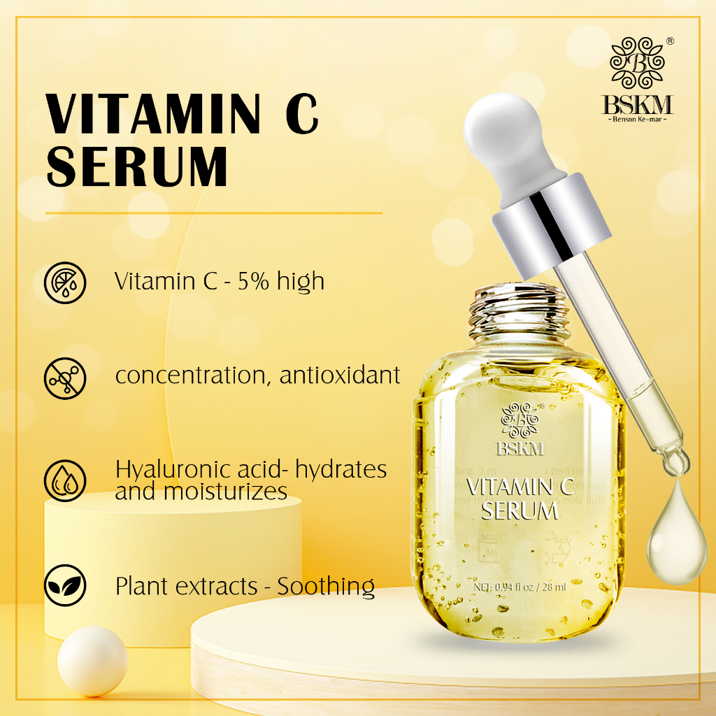BSKM Serum Vitamin C Niacinamide Tự Nhiên Dưỡng Trắng Sáng Da Mặt Làm ...