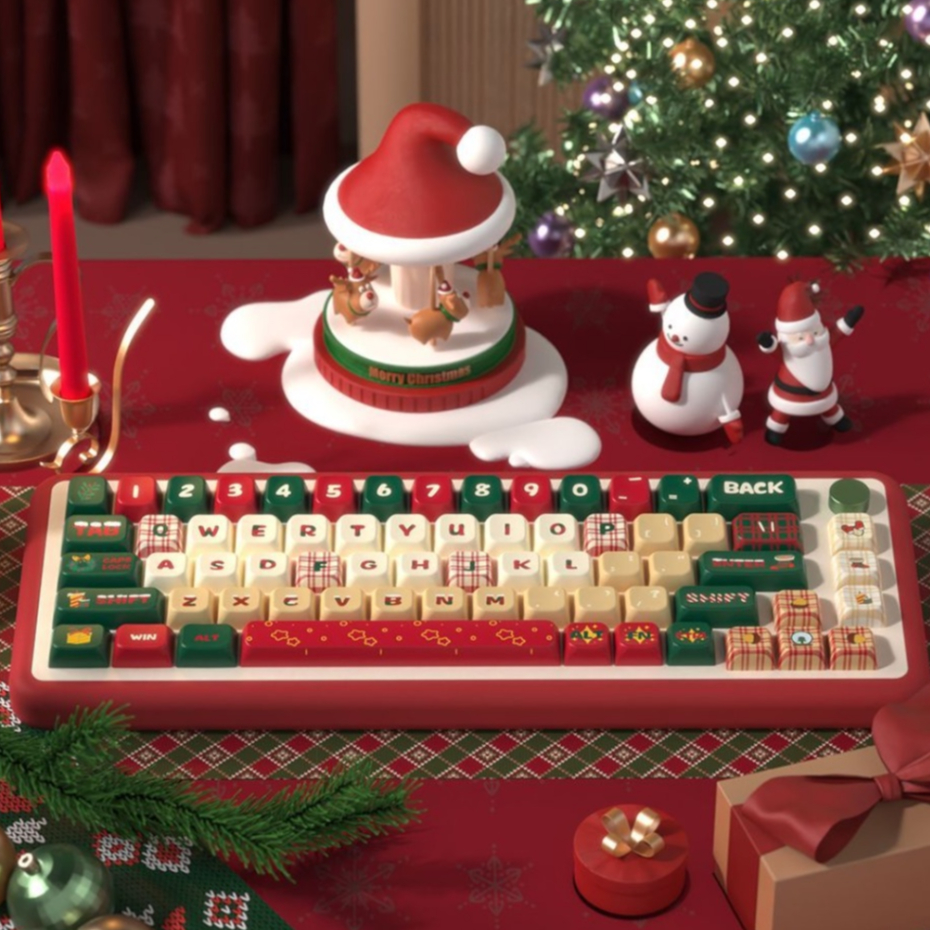 Keycaps Chủ Đề Đêm Giáng Sinh Nguyên Bản, Keycap Phím 138/158, Chiều Cao MDA/CHERRY, Thăng Hoa ...
