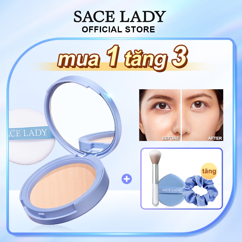 Phấn phủ dạng nén SACE LADY lâu trôi kháng nước kiềm dầu 10g/0.35Oz ...