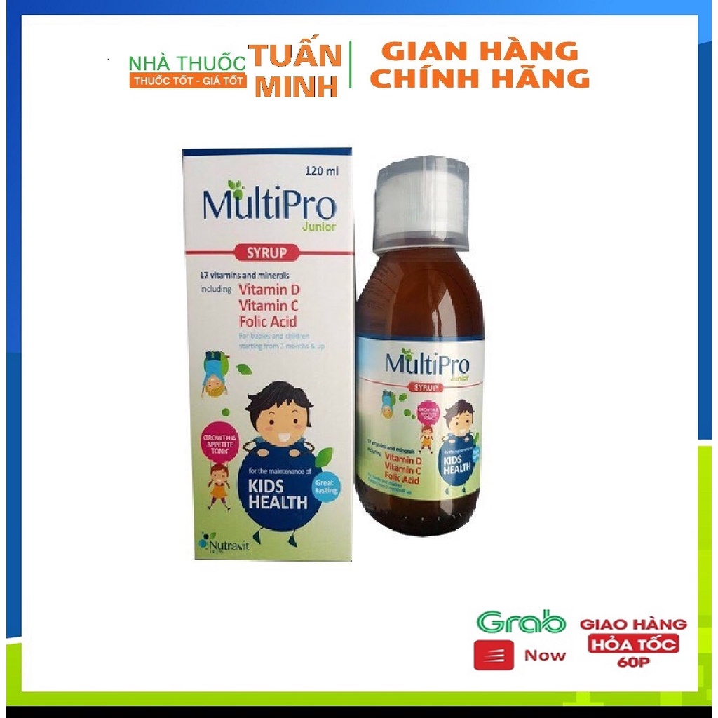 MultiPro Junior - bổ sung các Vitamin và khoáng chất thiết yếu cho cơ ...