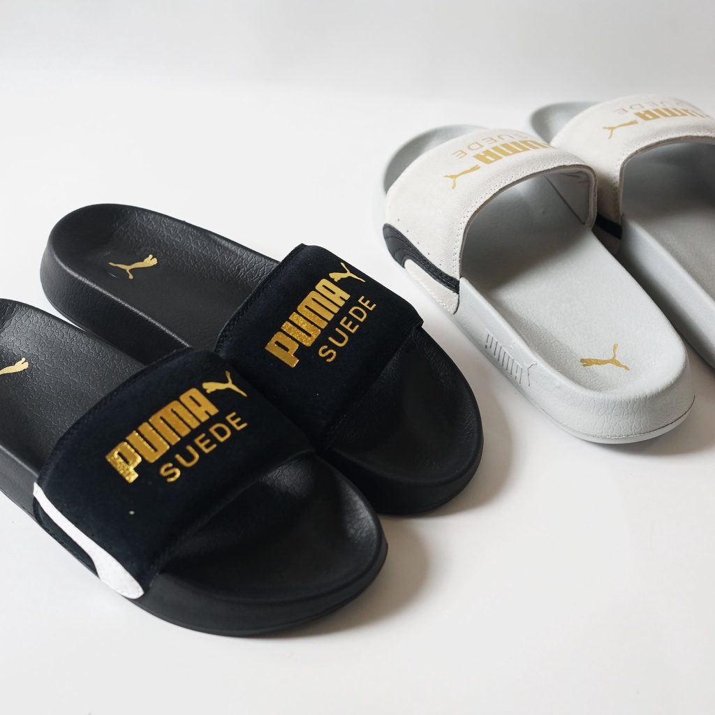 Dép quai ngang PUMA SUEDE VER 2 - Full Box Tag - BGHOUSE - MixASale