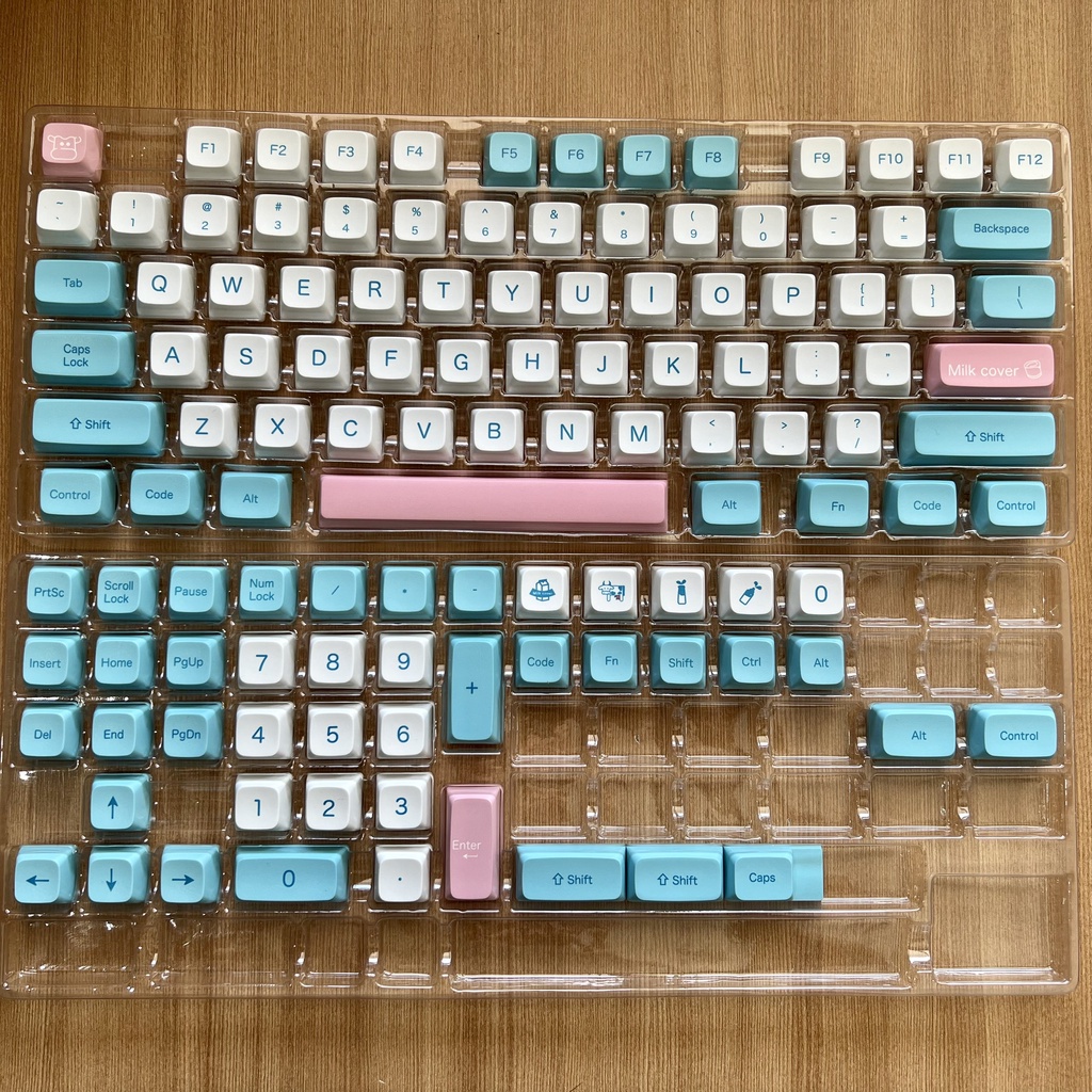 Mua Keycap PBT XDA Retro 9009, Milk Cover, Marshmallow nút bàn phím cơ ...
