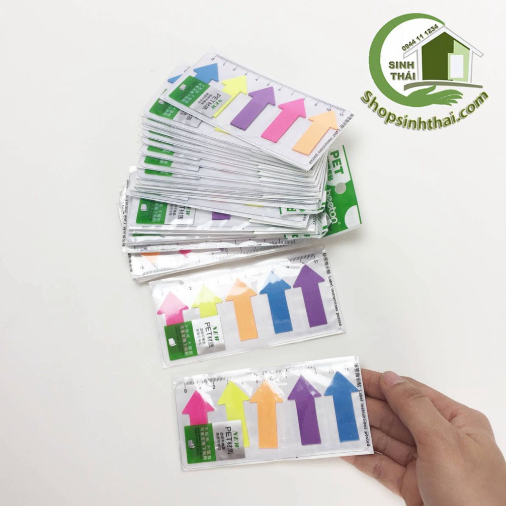 Giấy Note 5 Màu nhựa mũi tên - Giấy note ghi chú nhiều màu - mũi tên ...