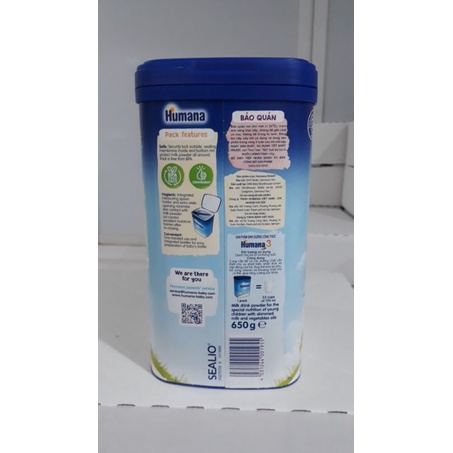 Mua Sữa Humana Gold Plus số 3. 650g Nhập khẩu từ Đức giá rẻ nhất | TecKi.Vn