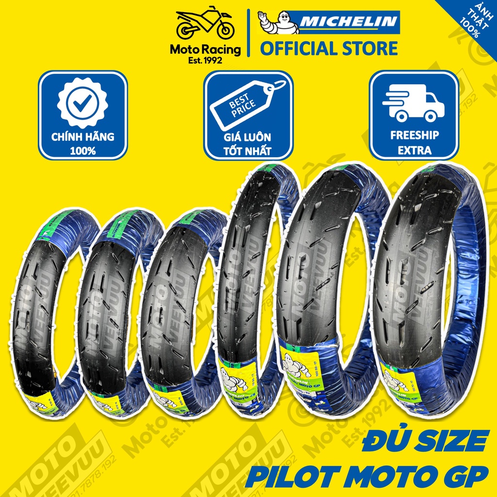 Mua Vỏ lốp xe máy Michelin Pilot Moto GP đủ size 60 70 80 90 100 120 14 ...