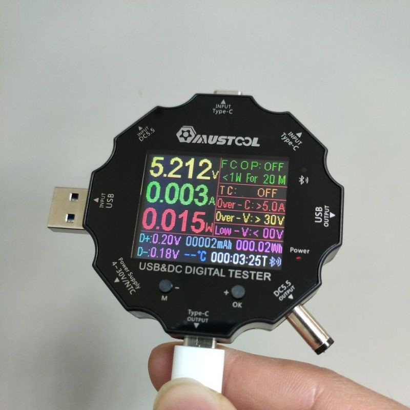 Mua USB Tester đa năng UD18 có cổng Type C màn hình màu kết nối ...