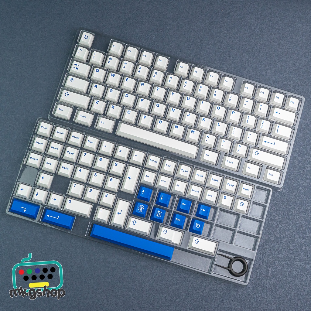 Keycap GMK Classic Blue Clone, Nhựa Doubleshot, Cherry Profile Màu Cực ...