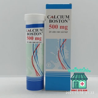 CALCIUM BOSTON 500mg tuýp 20 viên | Shopee Việt Nam