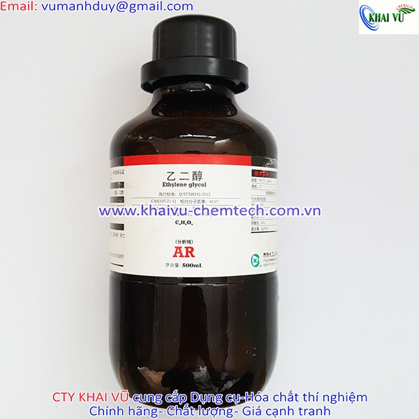 Ethylene Glycol C2H6O2 Eg Tinh Khiết Thí Nghiệm Chai 500Ml Giá Rẻ, Chỉ ...