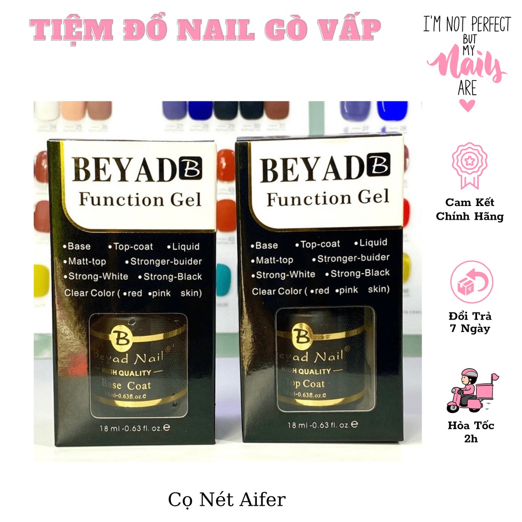 Sơn base top Enjoy Beshyne chính hãng rất bóng và bền - bộ sơn gel liên ...