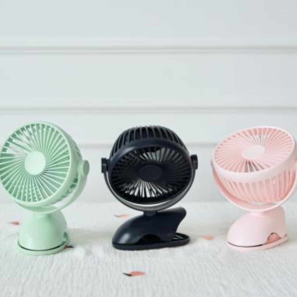 Quạt Kẹp Mini Tích Điện Portable mobile Fan pin 8000mah Lên Đến 60h ...