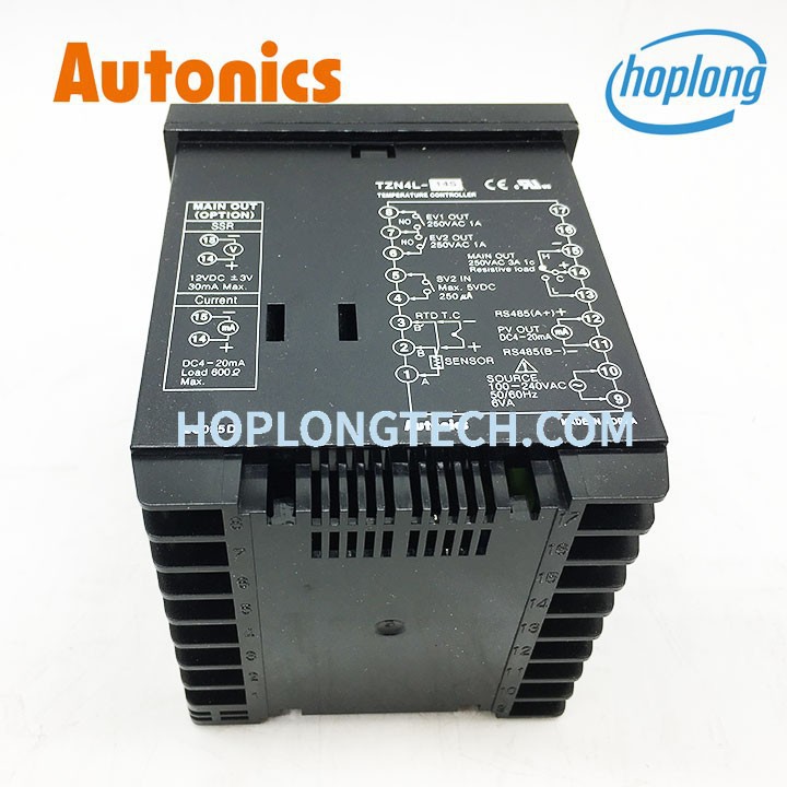 TZN4L-14S Bộ điều khiển nhiệt Auto-tuning PID kép Autonics 96x96mm ngõ ...
