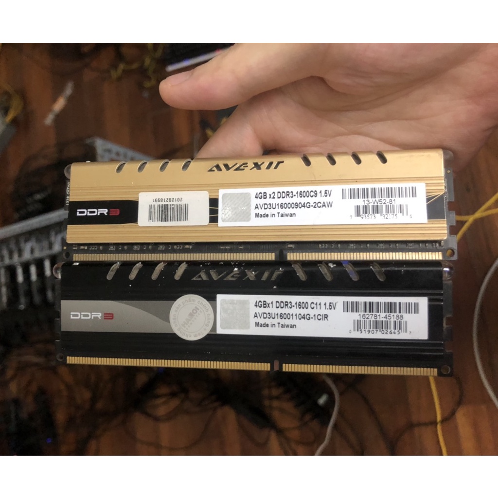 Ram avexir 4G ddr3 buss 1600 kèm tản có led | HolCim - Kênh Xây Dựng Và ...