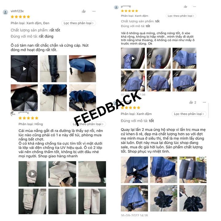 Mua ô che mưa tự động bật mở JIASHI Gấp Gọn Phủ lớp Chống Tia UV,Dù Che ...