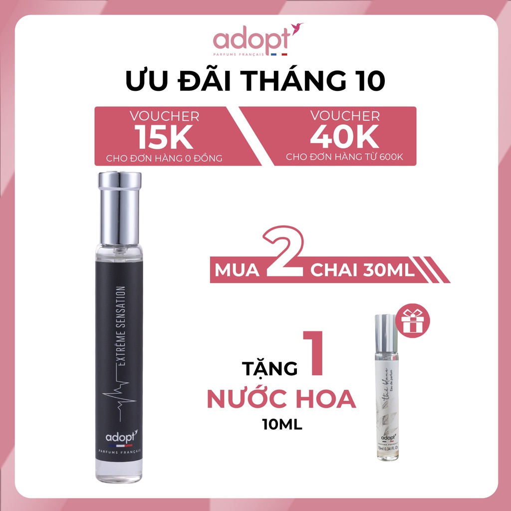 Mua Nước Hoa Nam Adopt' Hương Thơm Cuốn Hút EXTREME SENSATION Dung Tích 30ml giá rẻ nhất | TecKi.Vn