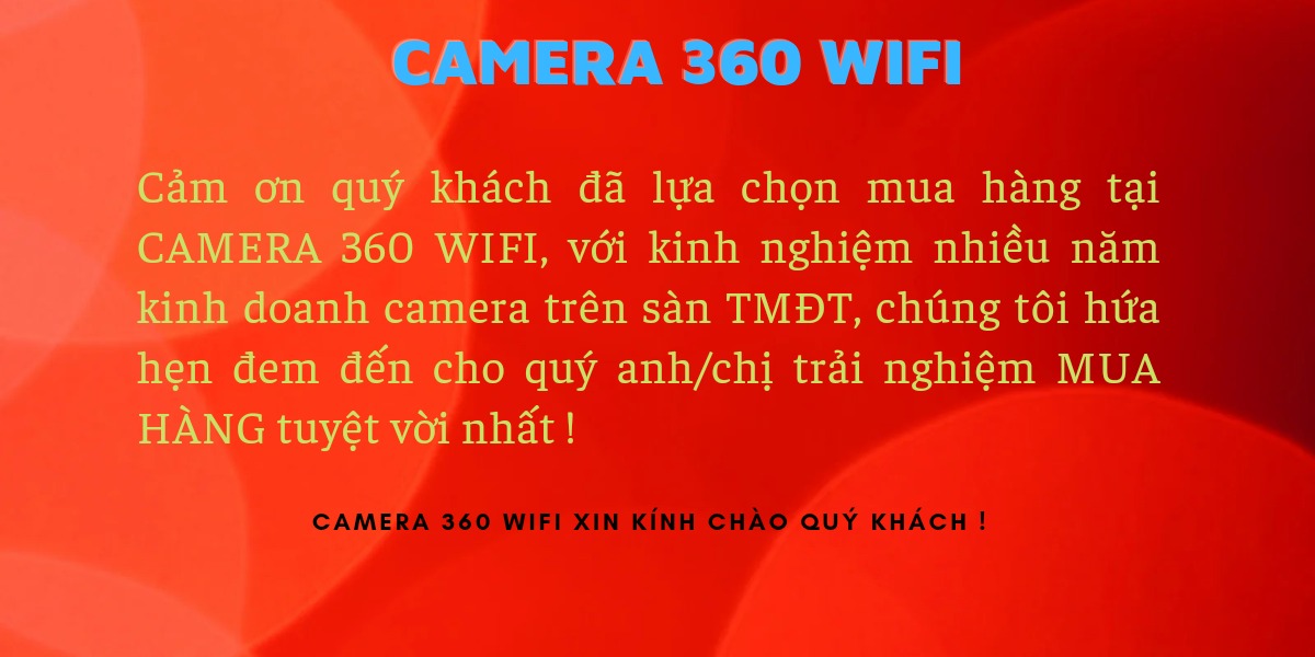 Camera 360 wifi, Cửa hàng trực tuyến | Shopee Việt Nam